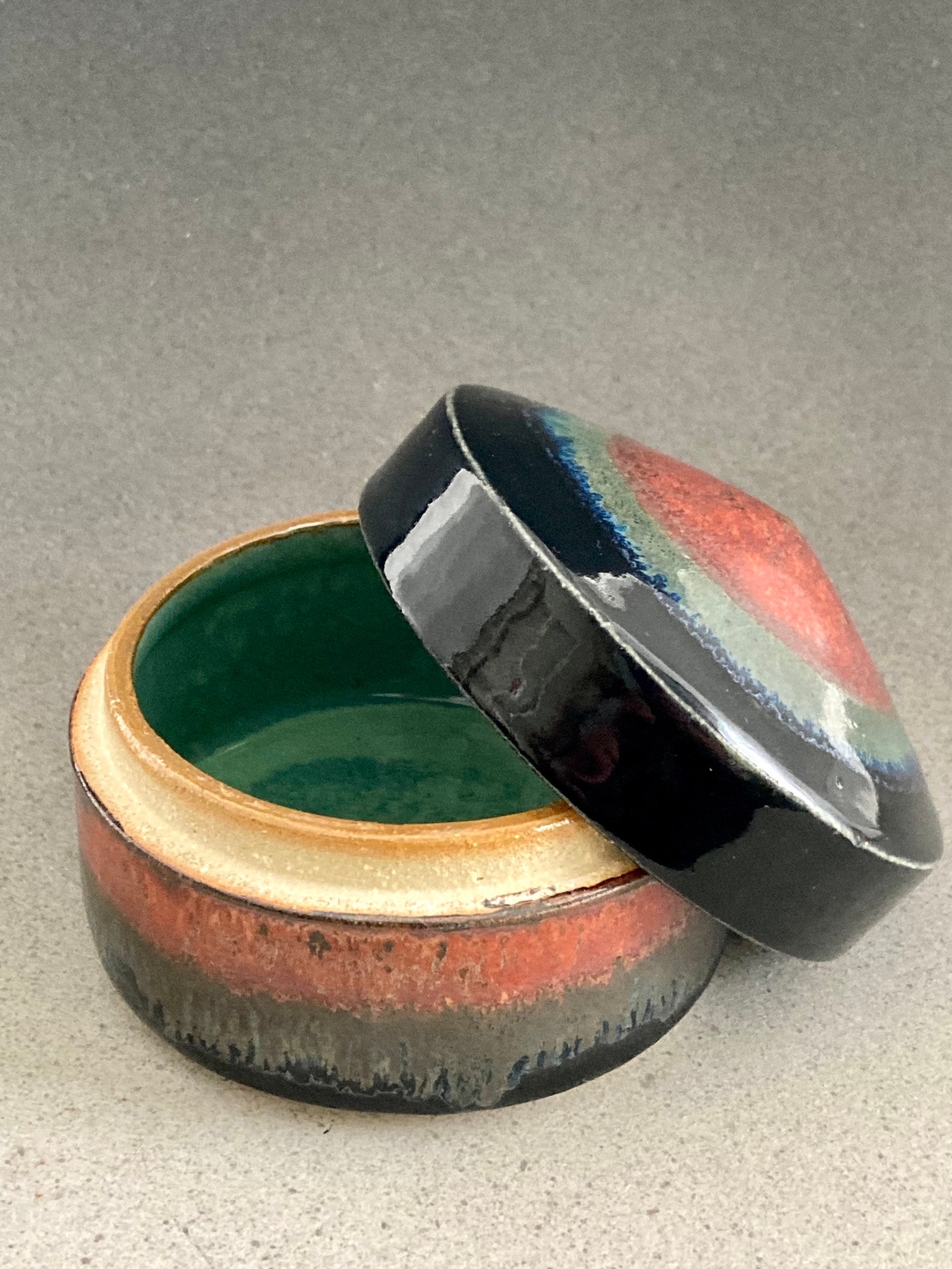 Glazed Fired Thrown Ceramic Vessel Handmade Studio Functional Art ...