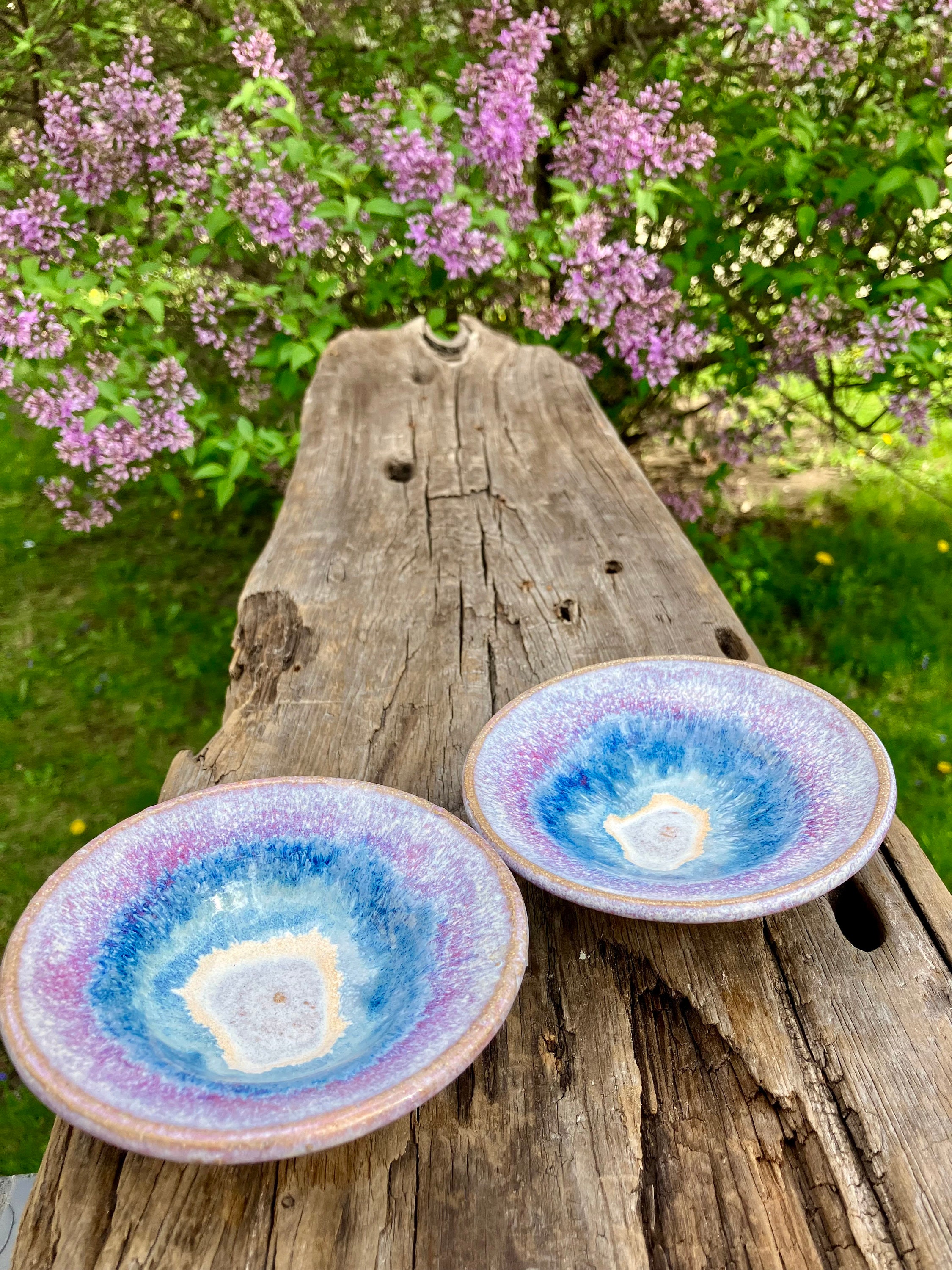 Stoneware Pottery Thrown and Foot Trimmed on Potters Wheel Glazed 3 ...