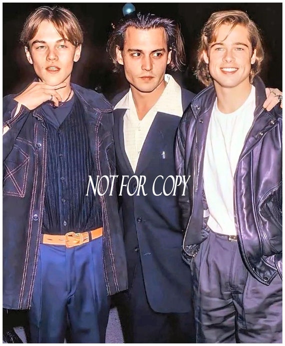 Young Johnny Depp And Leonardo Dicaprio