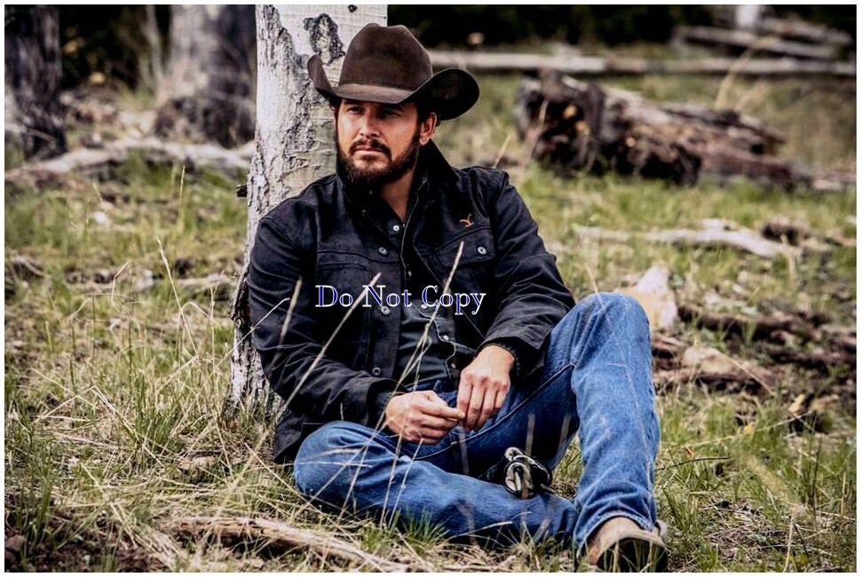 Yellowstone Approx 8x10 Custom Photo Cole Hauser As Rip Etsy