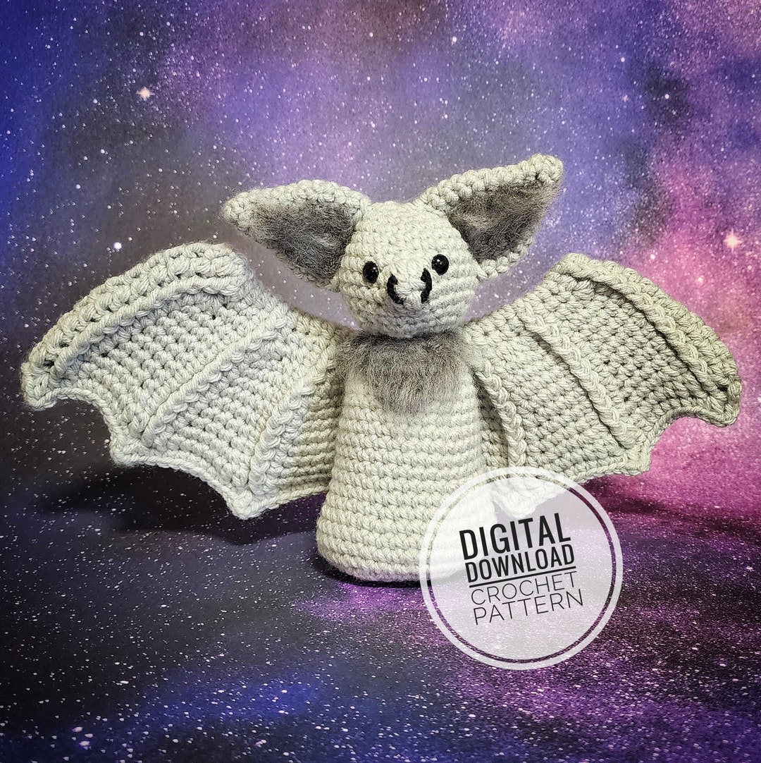 Batrick the Bat Amigurumi Bat Crochet PATTERN ONLY - Etsy