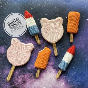 Ice Pops Crochet PATTERN ONLY Crochet Food Amigurumi - Etsy