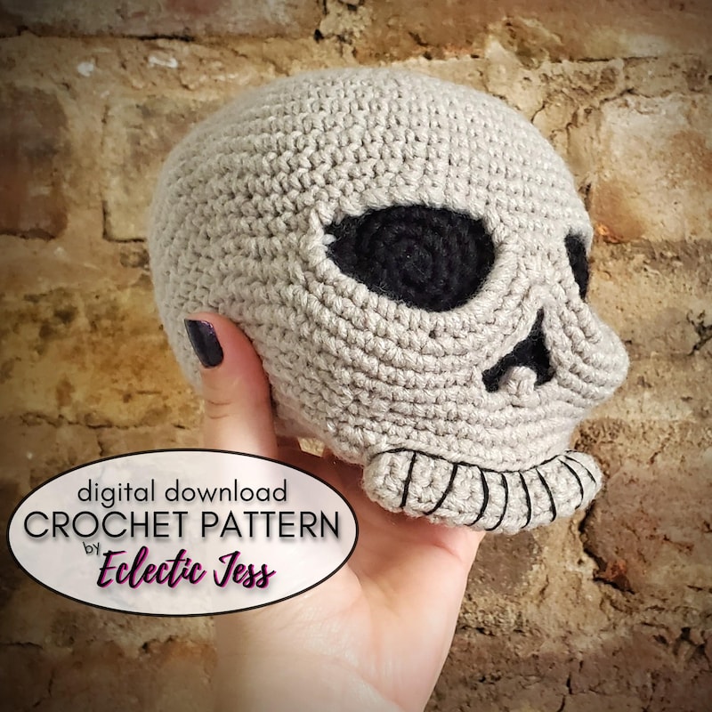 Skull Crochet Pattern - Etsy
