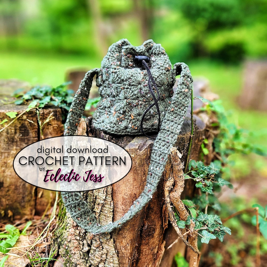 Adventurer Satchel Crochet Pattern: Children's Drawstring Bag (PDF ...