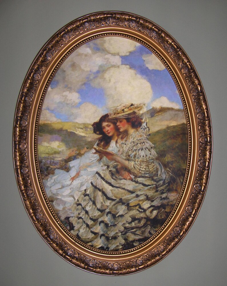 Victorian Art Print on Canvas . - Etsy