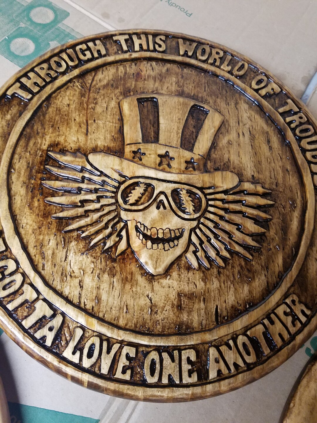 Uncle Sam 'world of Trouble' - Etsy