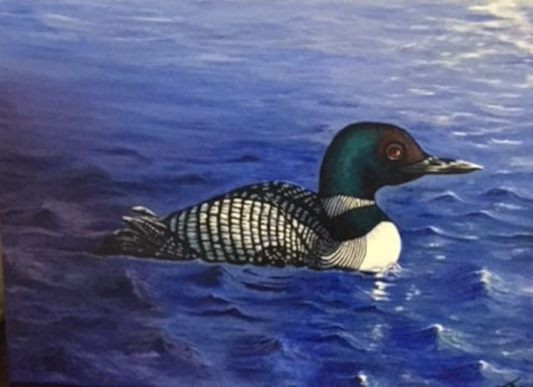 Common Loon Painting
