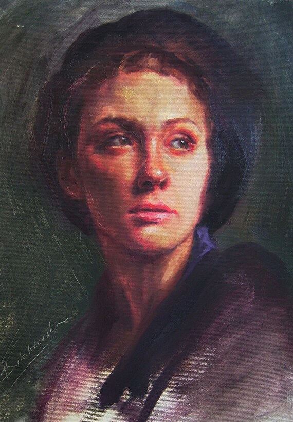 Portrait art curated by Fine art and jewelry team on Etsy