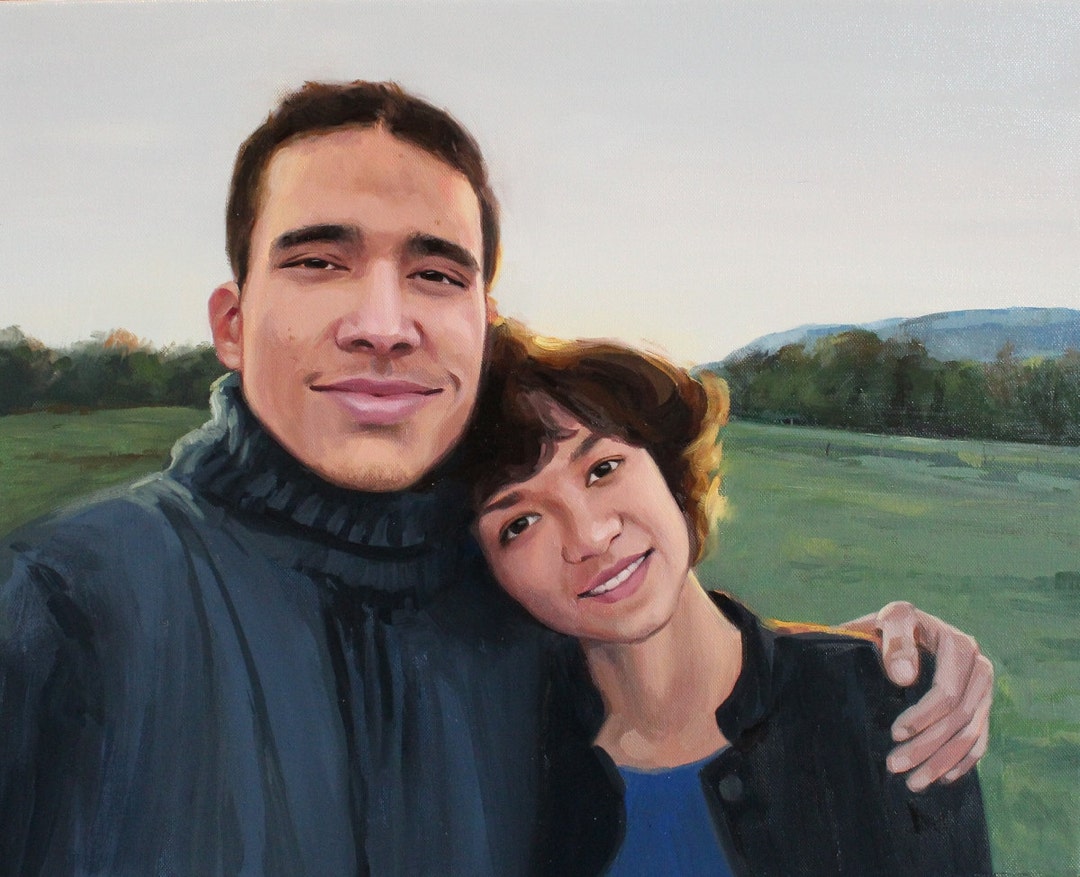 Custom Portrait Personalized Painting Oil Canvas Painting Art From ...