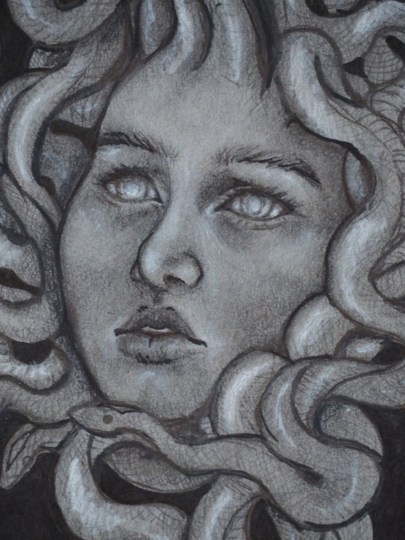 Medusa Greek Mythology Drawing
