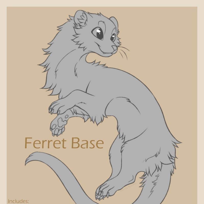 Therian Base Drawing - Etsy