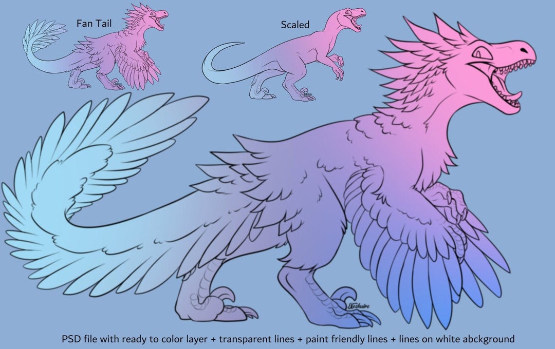 Feather(less) Raptor Base - Etsy