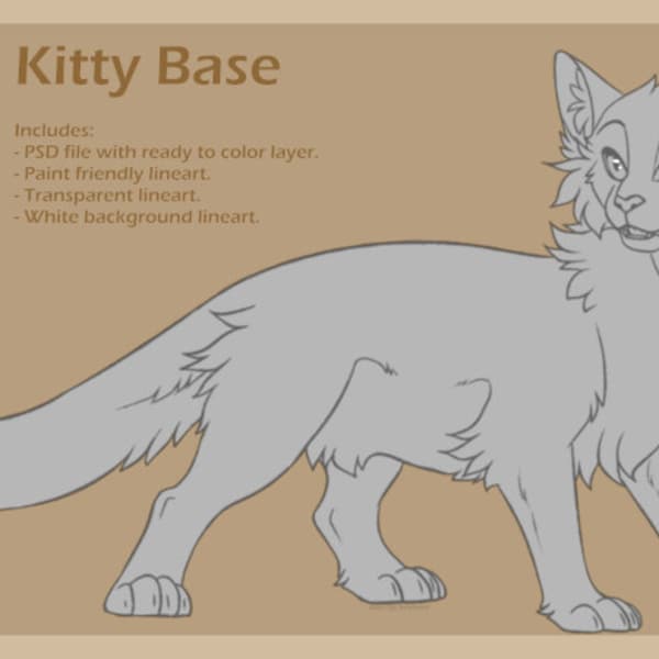 Warrior Cats Base Art - Etsy