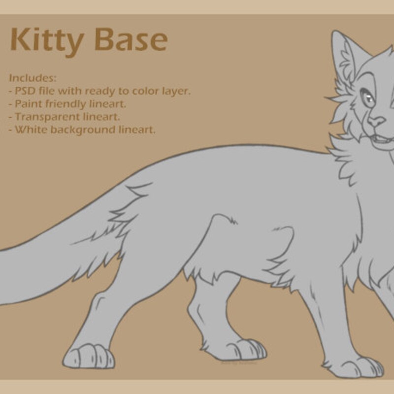 Warrior Cats Base Art - Etsy