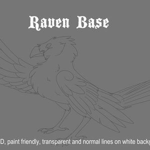 Raven Template [old] - Etsy