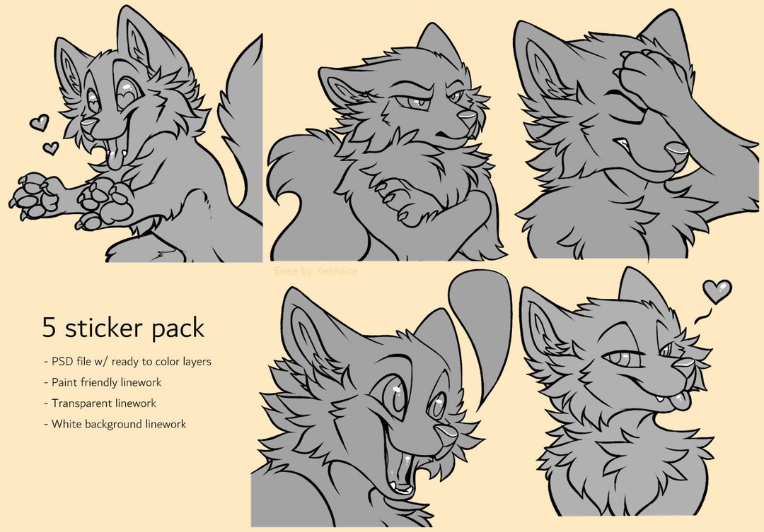 Sticker Pack #4 Base - Etsy