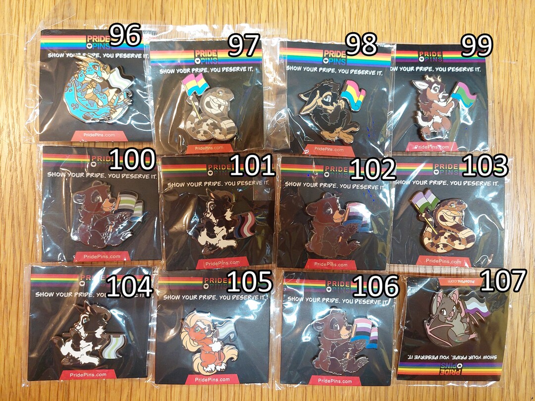 Fursona Pins Batch #3 - Etsy