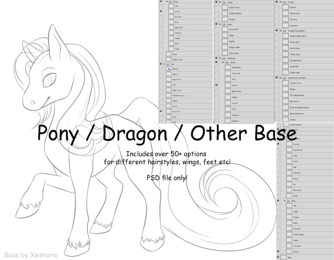 Multi-species Chibi Base [old] - Etsy