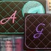 ITH Mug Rug Monogram Design - in the Hoop Embroidery ITH Designs ITH ...