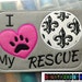 ITH I Love My Rescue Applique Design Rescue Embroidery Design in the ...