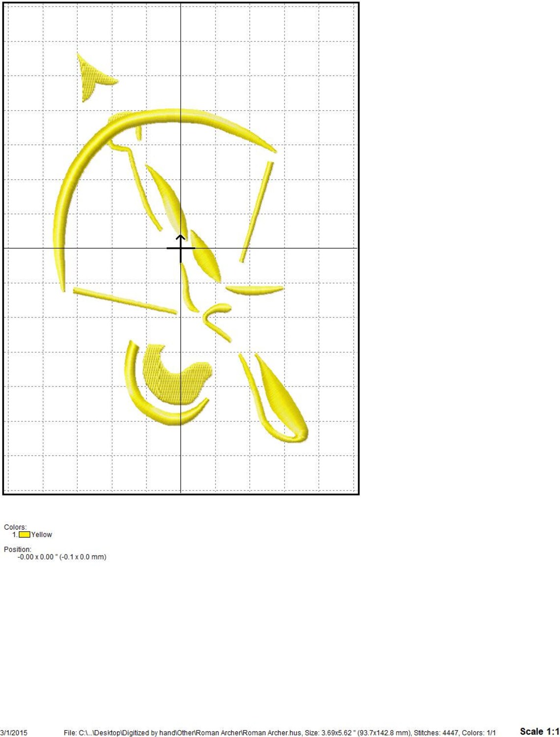 Roman Archer Machine Embroidery Design on Etsy Digitized by - Etsy