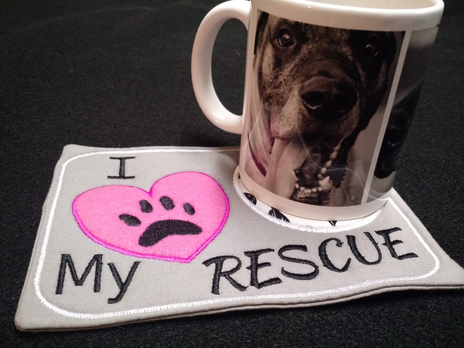 ITH I Love My Rescue Applique Design Rescue Embroidery | Etsy