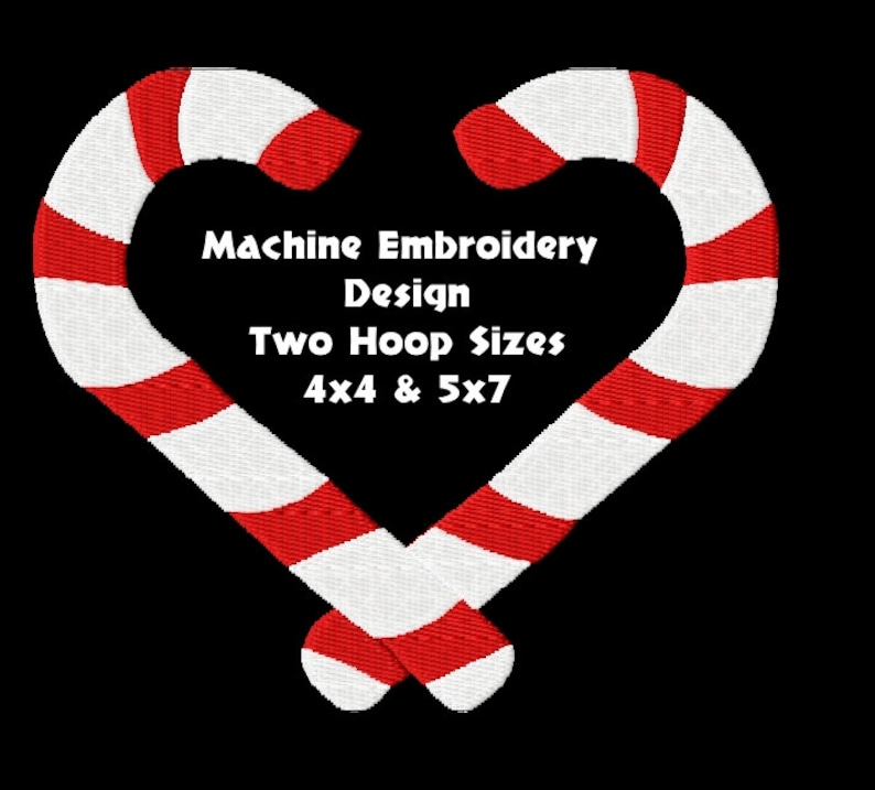 Candy Cane Heart Monogram Frame holiday Monogram Machine - Etsy
