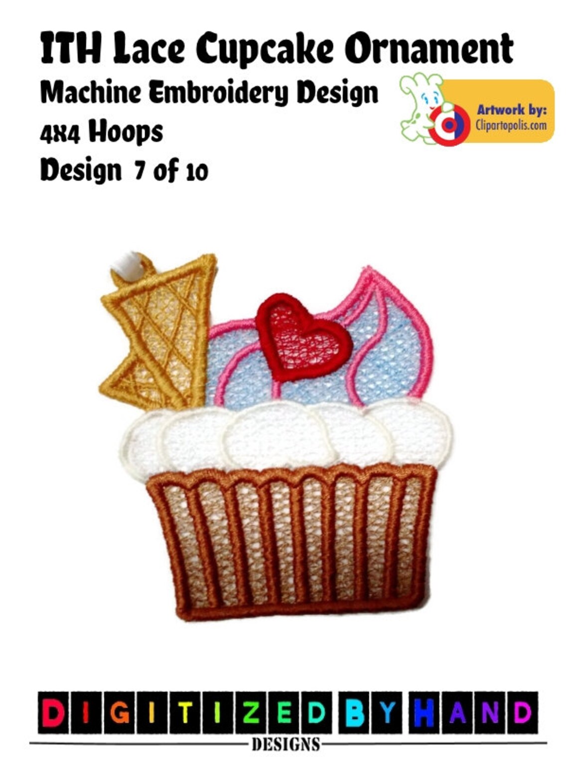 FSL Ornament Design Set 10 ITH Free Standing Lace Designs - Etsy