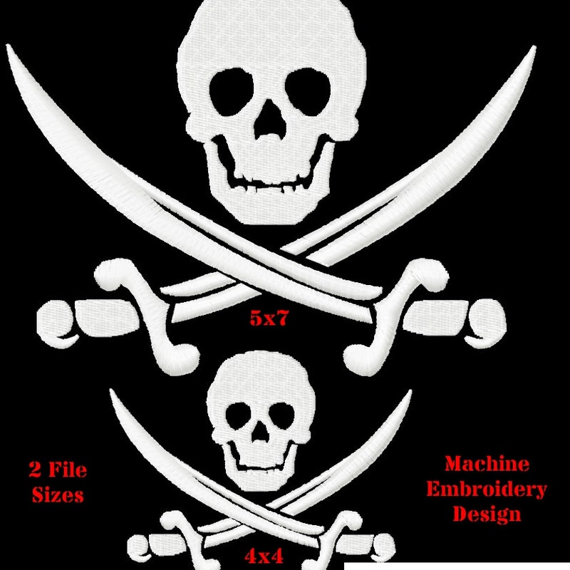 Pirate Embroidery Designs - Etsy