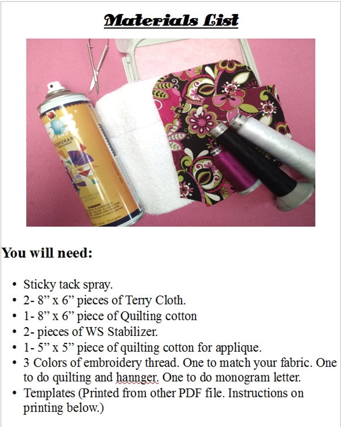 ITH Monogram Hanging Poket Washcloth Set in the Hoop | Etsy