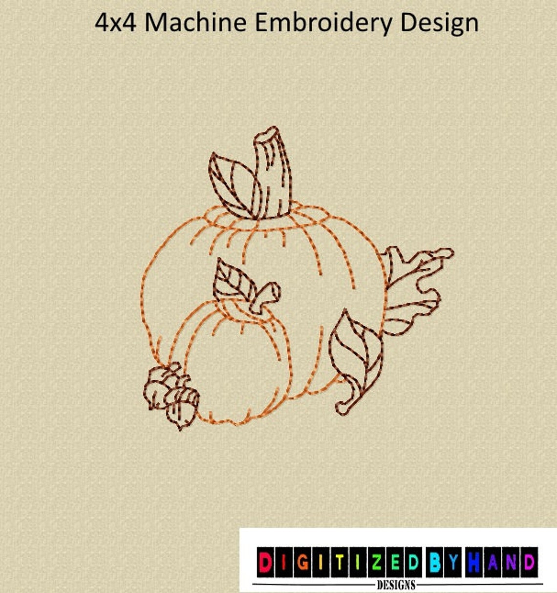 Redwork Embroidery Designs Machine Embroidery Pumpkin Patch - Etsy