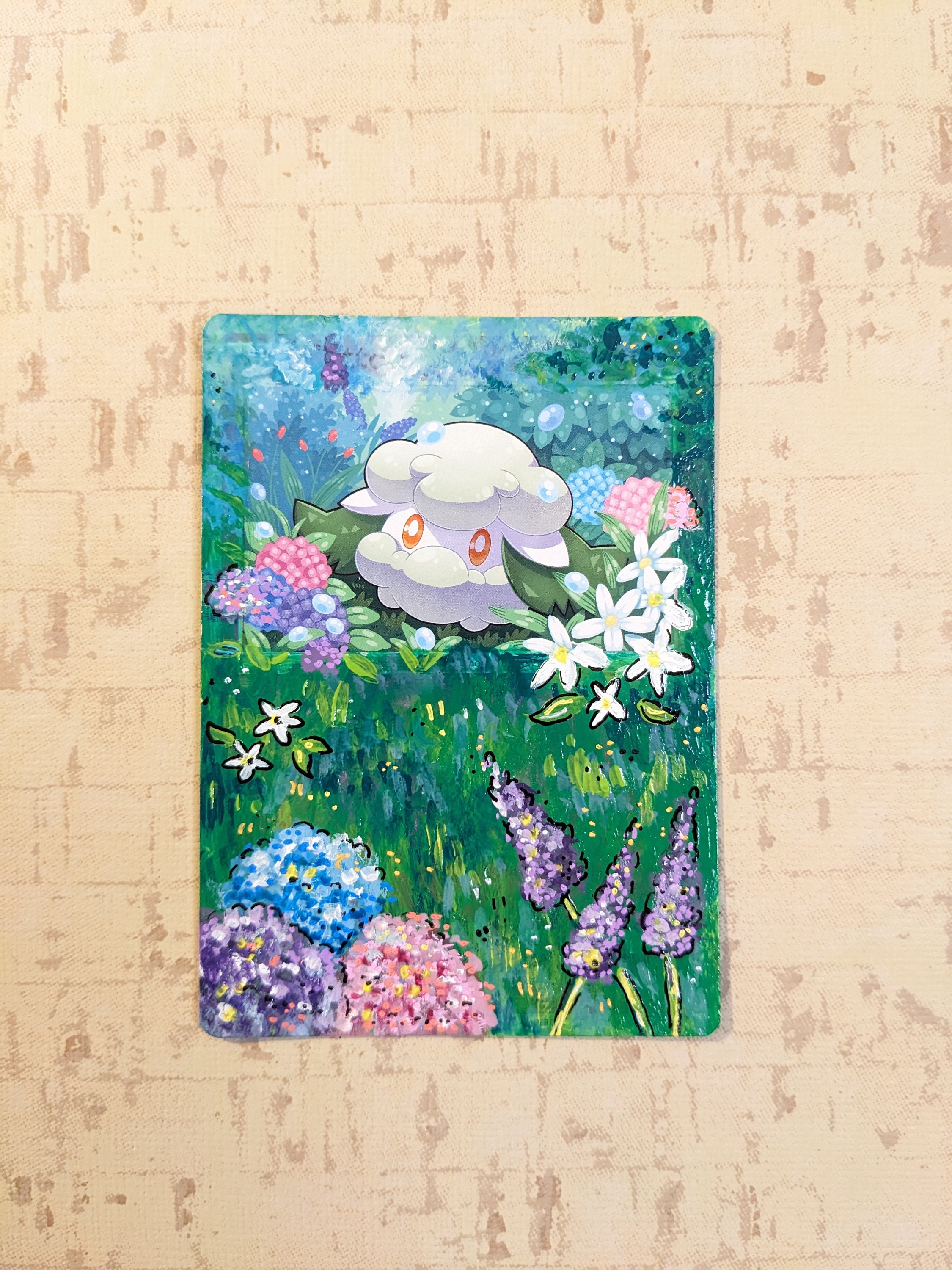 Hand Painted Pokemon Cards - Etsy