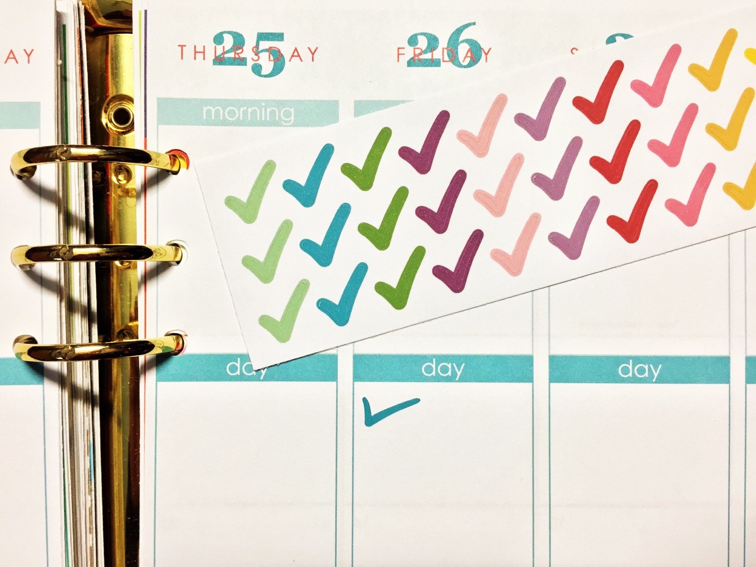 36 Check Mark Stickers Perfect for Your Erin Condren Life - Etsy