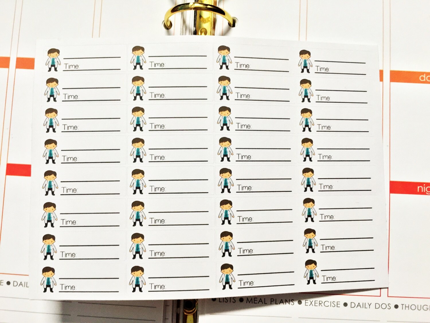 32 Doctor Appointment Labels Perfect for Your Erin Condren - Etsy