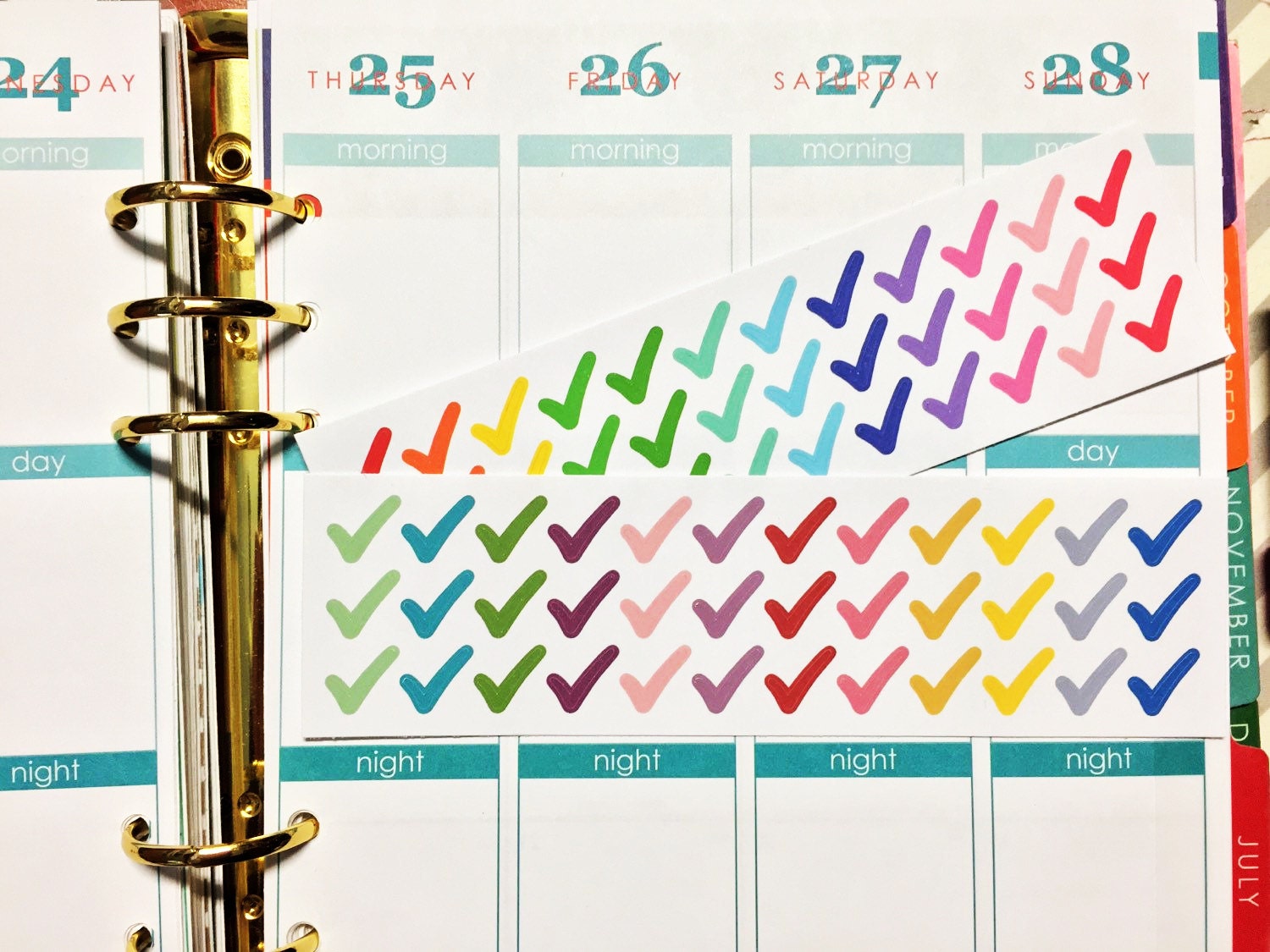 36 Check Mark Stickers Perfect for your Erin Condren Life | Etsy