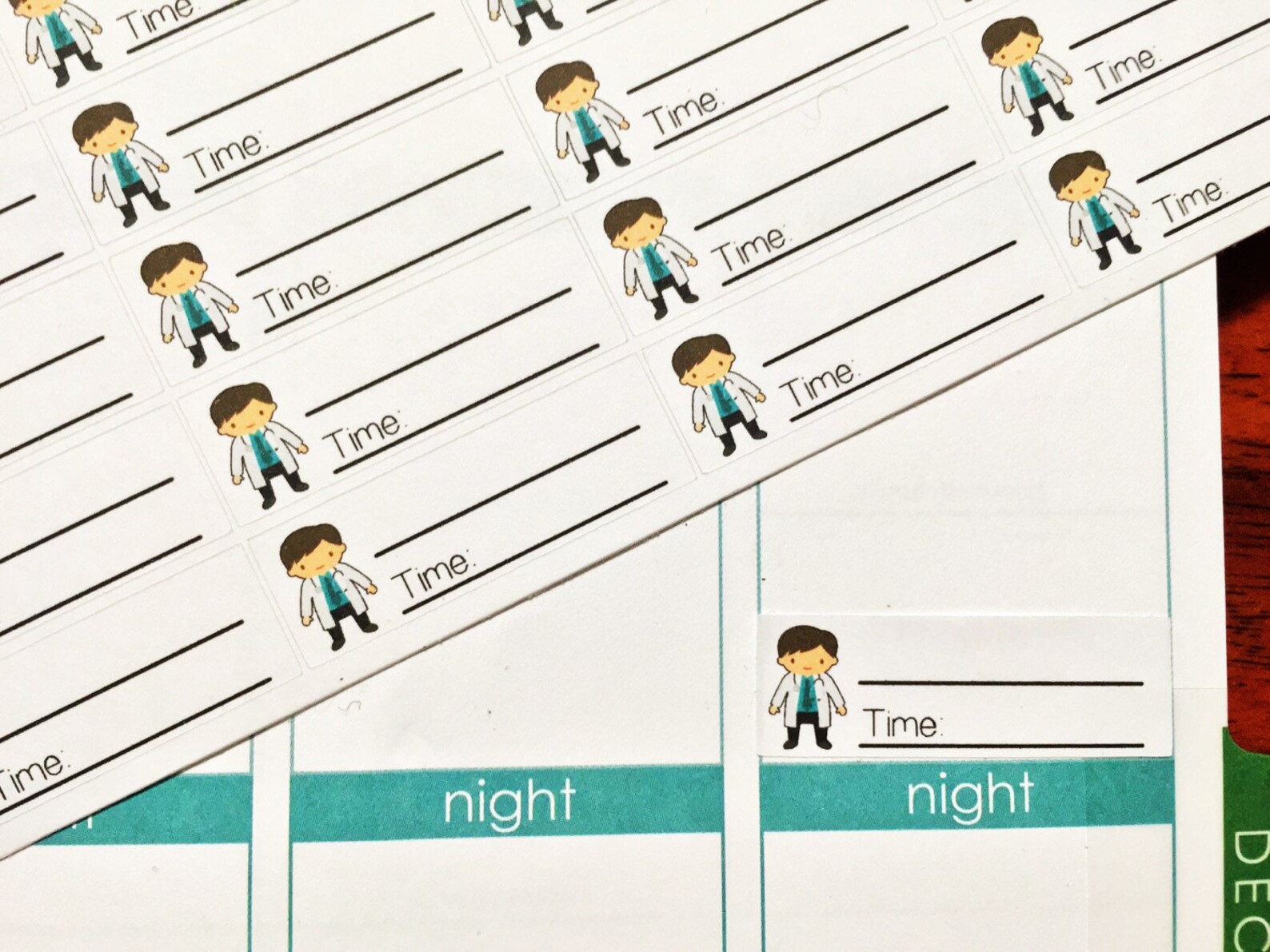 32 Doctor Appointment Labels Perfect for Your Erin Condren - Etsy