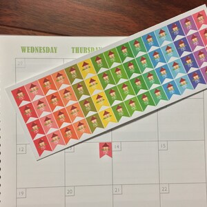 60 Mini Rent Due / Mortgage Due Flag Stickers With Option to Customize ...