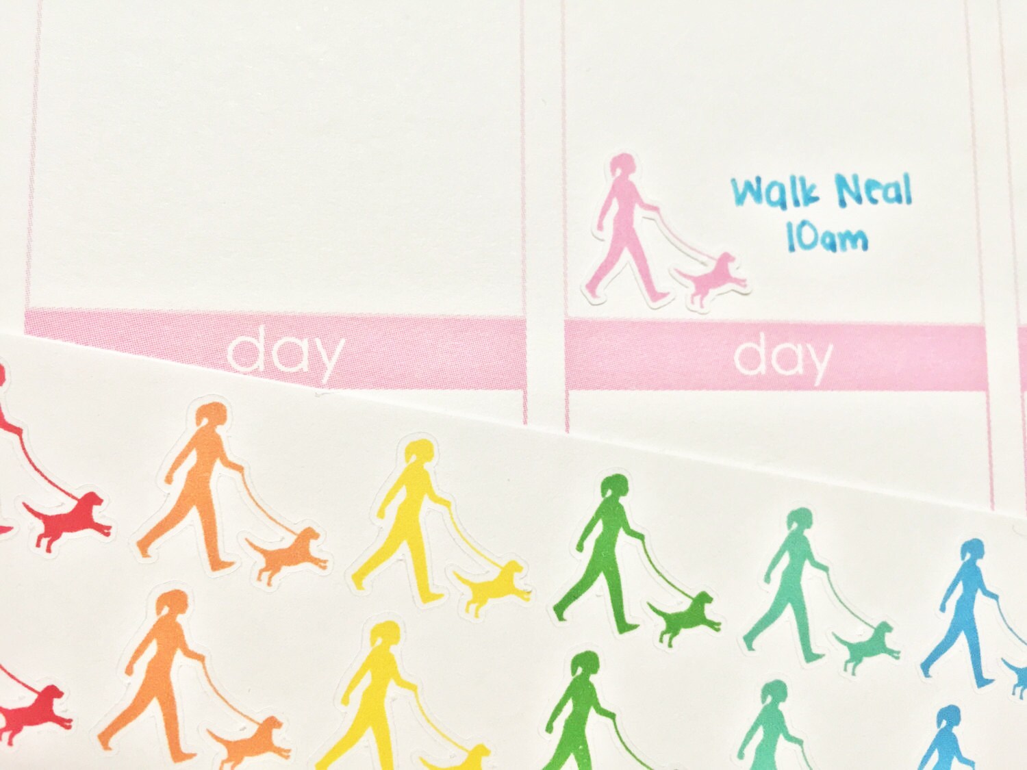 30 Walk the Dog Stickers Perfect for Your Erin Condren Life | Etsy