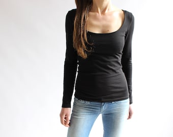 Square Neck Shirt - Etsy