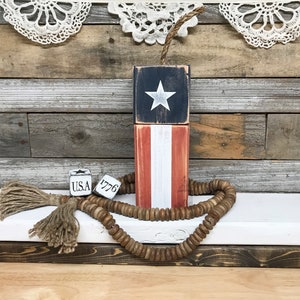 Wooden Firecracker Decor | Patriotic Wooden Firecrackers | American ...