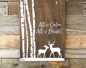 All is Calm Sign | Etsy