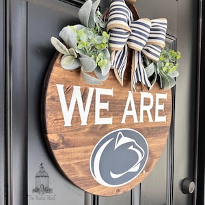 Penn State Door Hanger: Officially Licensed Nittany Lions Sign - Etsy