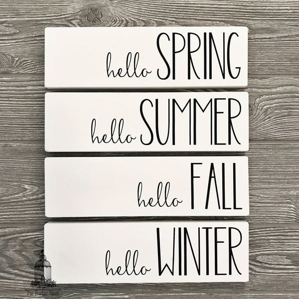 Seasonal Sign - Etsy