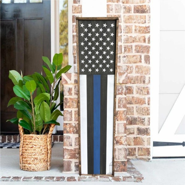 Thin Blue Line Decor - Etsy