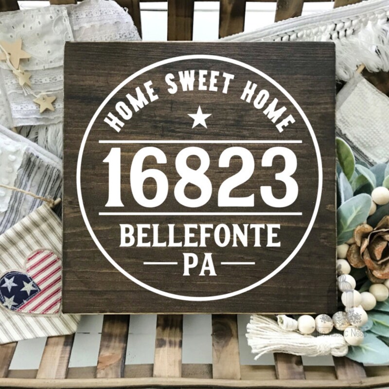 Zip Code Signs - Etsy