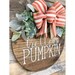 PAINTED Fall Front Door Sign Hello Pumpkin Door Sign Fall - Etsy