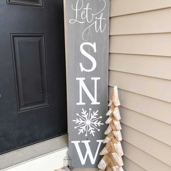 Let It Snow Sign - Etsy