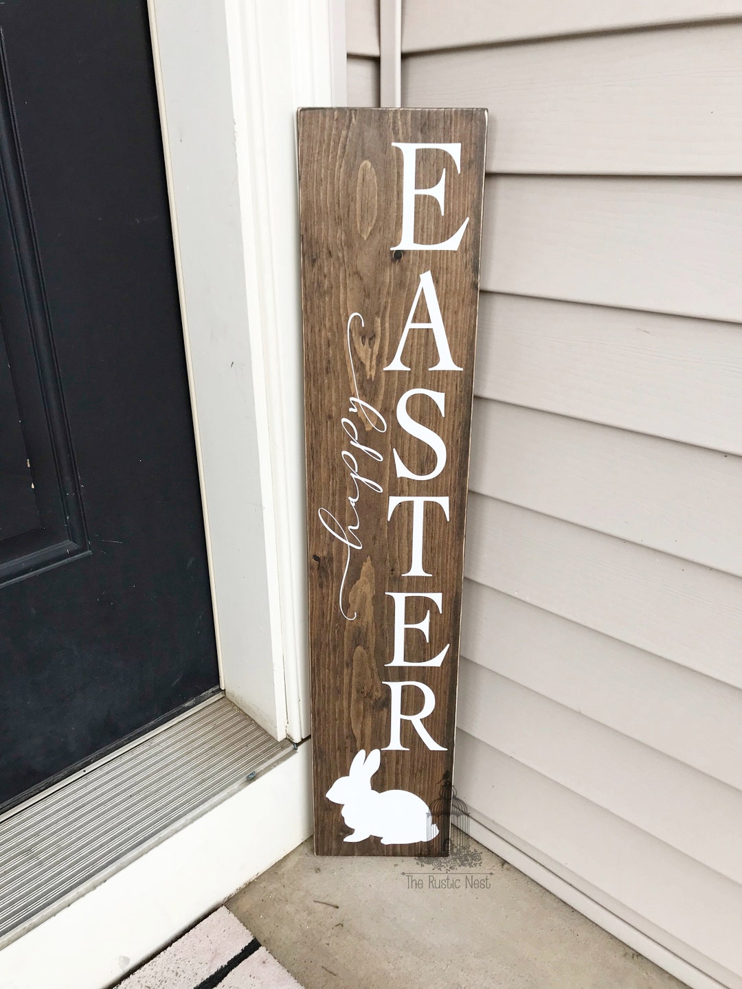 Happy Easter Porch Sign Spring Sign Easter Decor Happy Easter Sign ...
