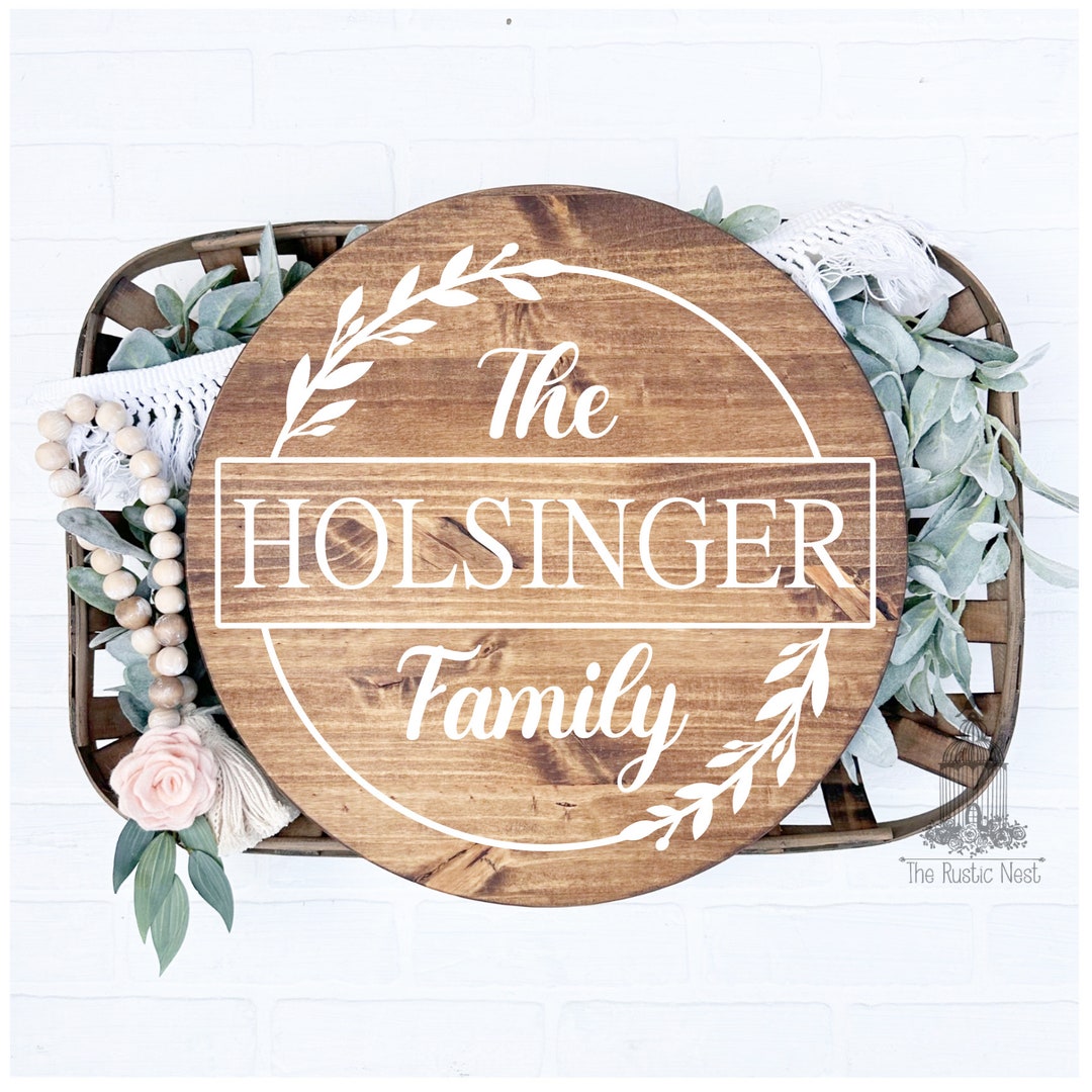 Personalized Monogram Name Sign | Family Name Sign | Couple Gift ...