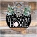 PAINTED Front Door Sign Welcome HOME Baseball Sign Baseball Sign Sports ...